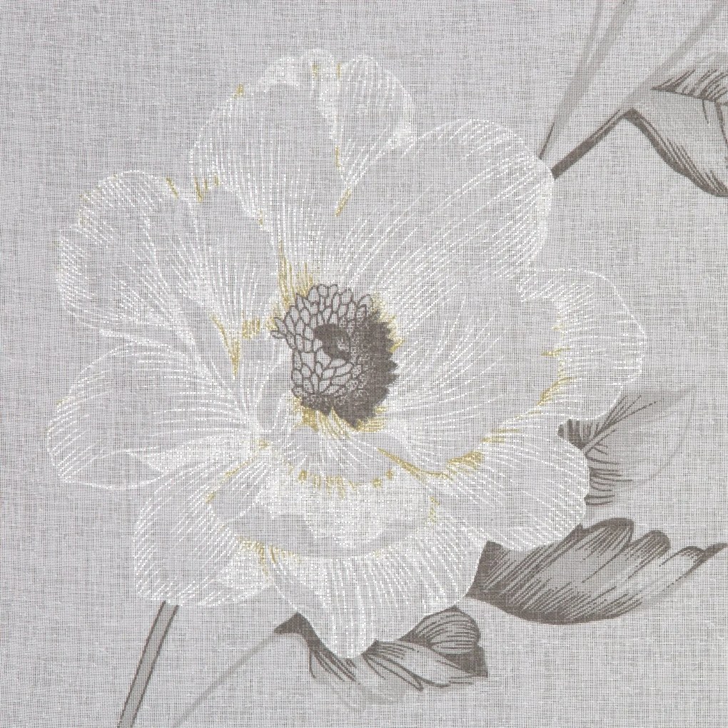 ZÁCLONA NA KROUŽCÍCH BESSY 140X250 CM VÍCEBAREVNÁ