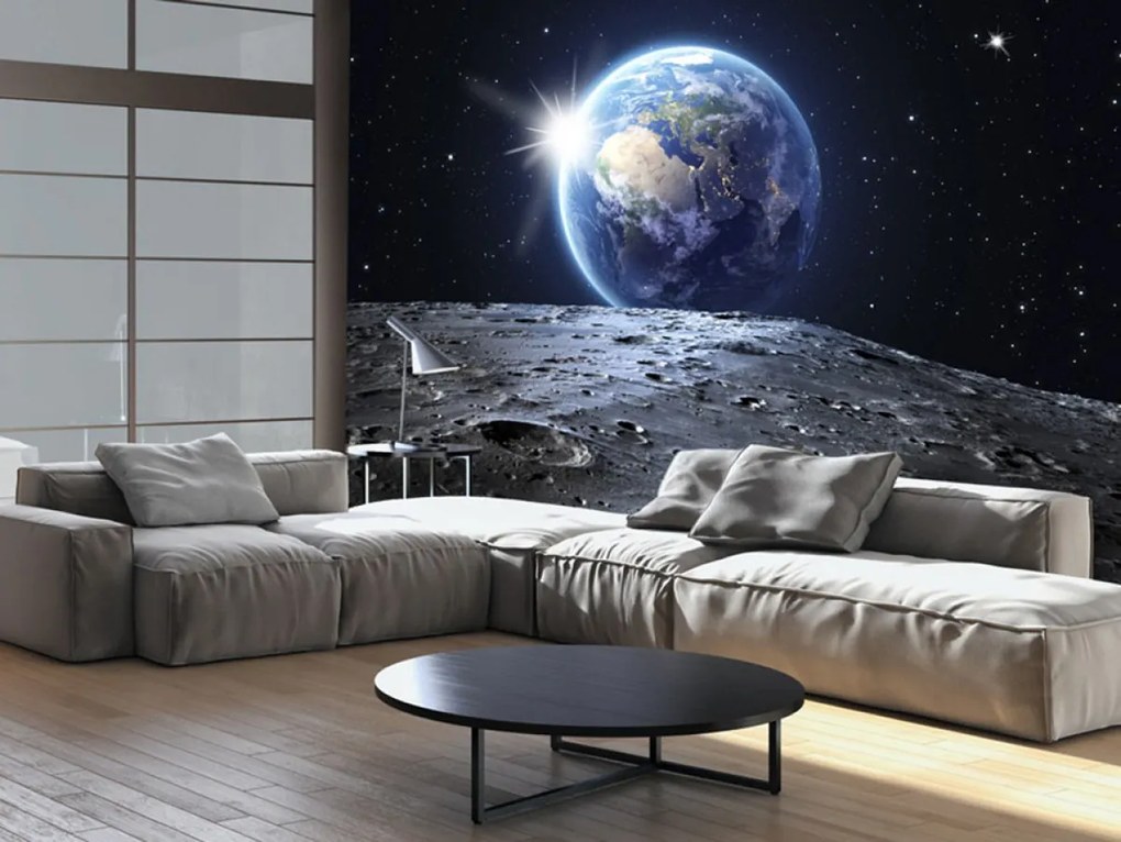 Pohled na planetu Zemi (150x105 cm) - Murando DeLuxe