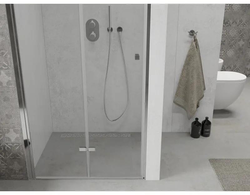 Mexen Lima skládací sprchové dveře 90 cm, Průhledné, Chromovaná - 856-090-000-01-00