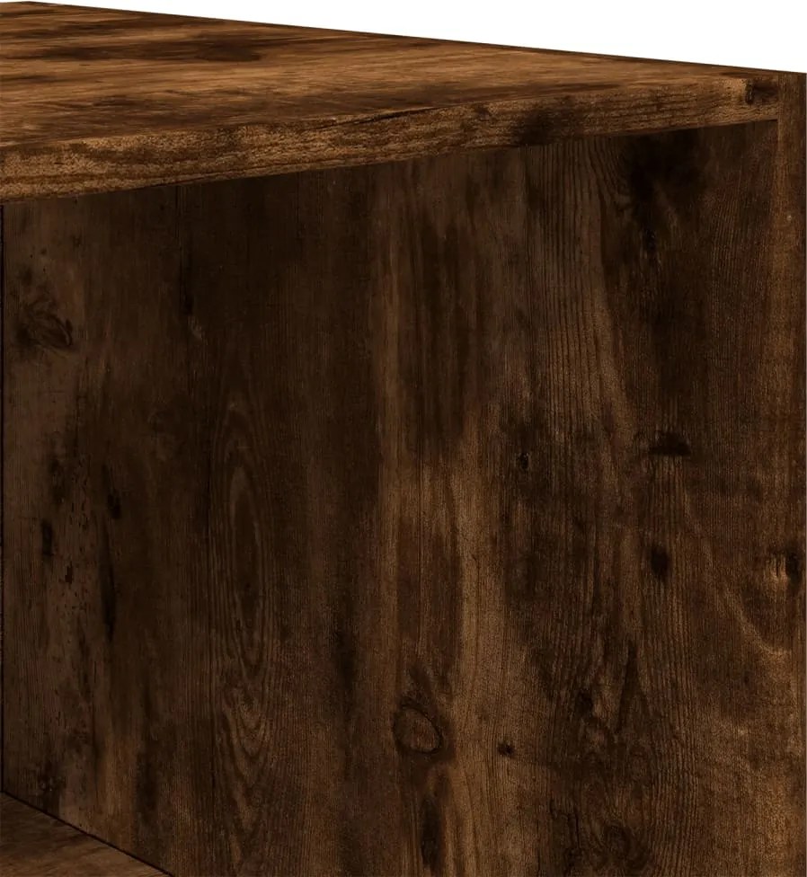 Šatní skříň kouřový dub 80 x 50 x 200 cm kompozitní dřevo 3307724