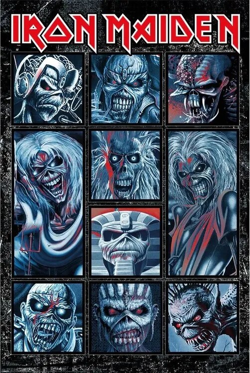 Plakát, Obraz - Iron Maiden - Ten Eddies, (61 x 91.5 cm)