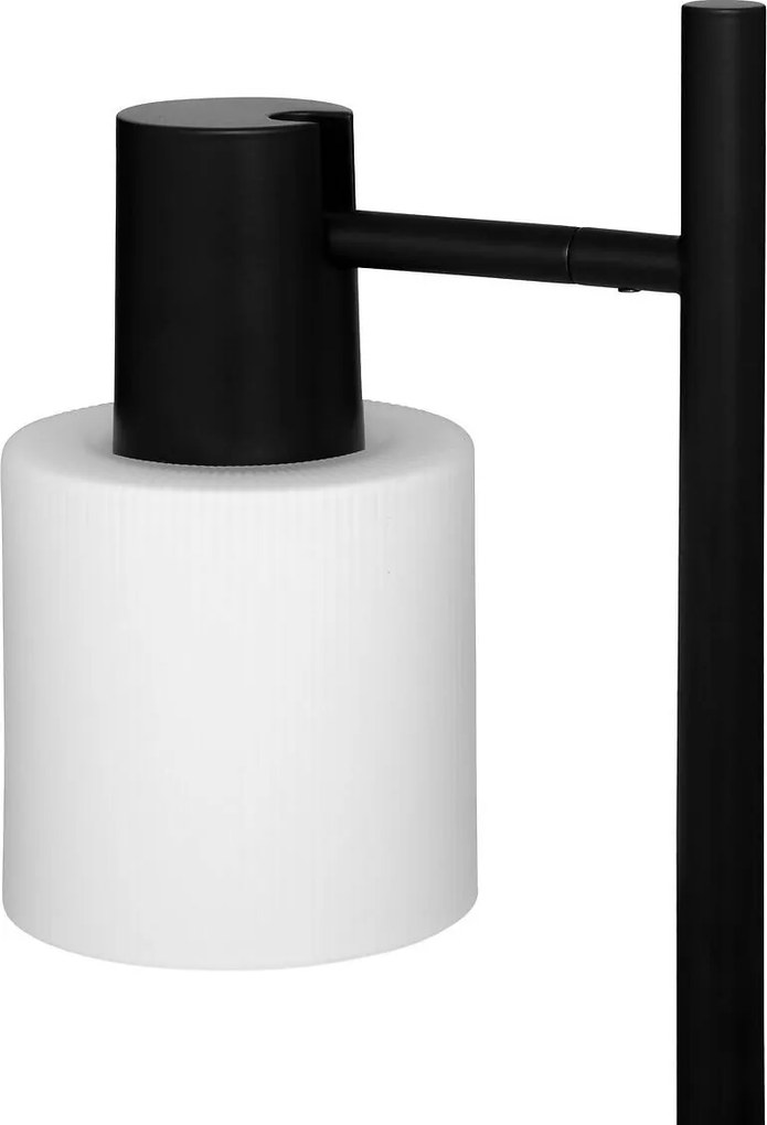 Stojací lampa TAIS, kovová, 143 cm, černá