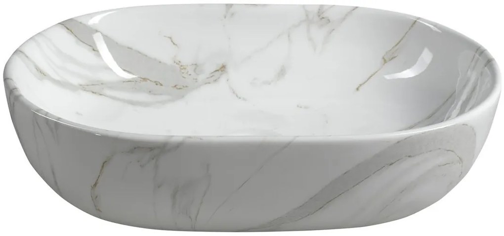 Sapho DALMA 59 x 42 x 14 cm MM417 keramické umyvadlo carrara