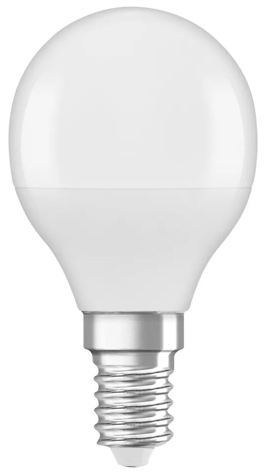 3ks klasická LED žárovka BASE CLAS P E14 4.9 W, studená bílá