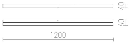 RED - Design Rendl-R12405- LED Koupelnové osvětlení zrcadla LEVIA 24W/230V IP44