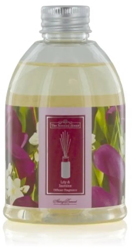 ASHLEIGH & BURWOOD Náplň do difuzéru LILY & JASMINE (lilie a jasmín) THE SCENTED HOME, 200 ml