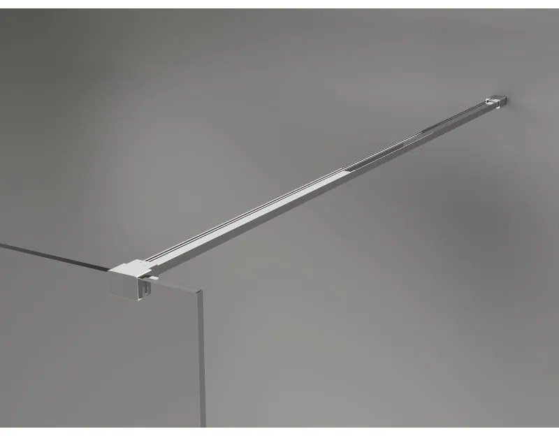 Mexen, Mexen Kioto-X sprchová stěna 60 x 200 cm, 10 mm průhledná, chrom - 800-060-101-01-00-X