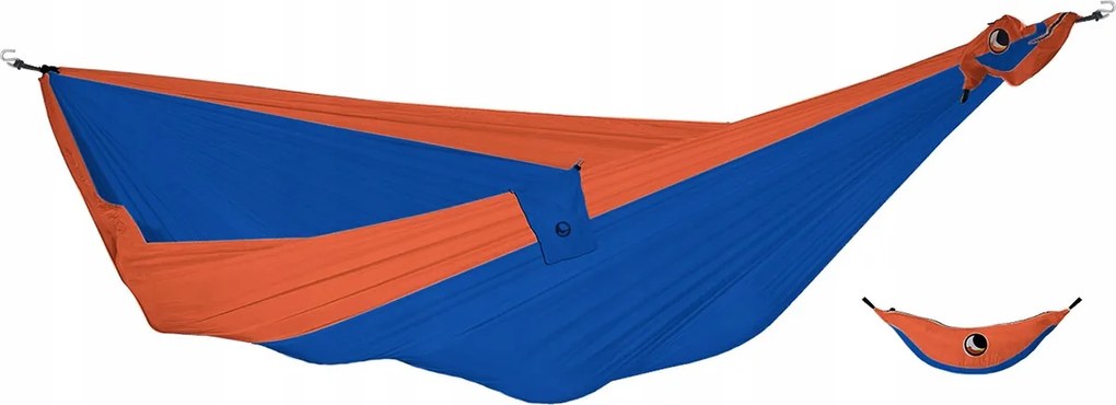 Tttm King Size houpací síť pro 2 osoby Nylon Royal Orange