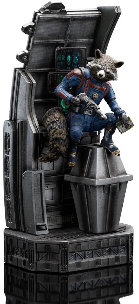 Figurka guardians of the galaxy 3 - rocket raccoon - art scale 1/10