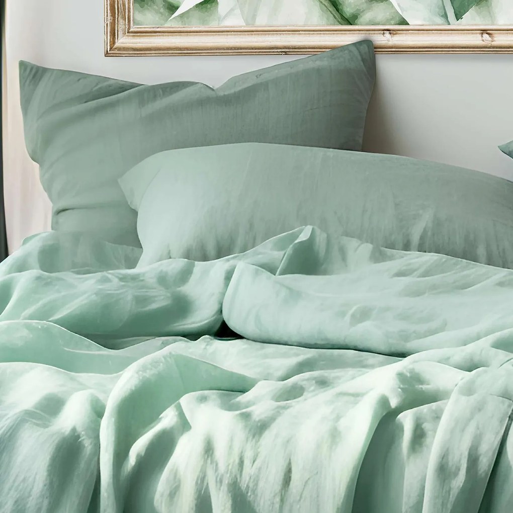 Mušelínové prodloužené povlečení Salvia Velikost: 140 x 220 + 70 x 90