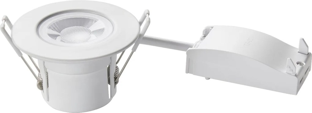 FAN INC-GLOW-R90 Zápustné venkovní svítidlo LED Glow, černé, 6 W, 600 lm, CCT stmívatelné, IP65, 8,05 x 4,9 cm - FANEUROPE