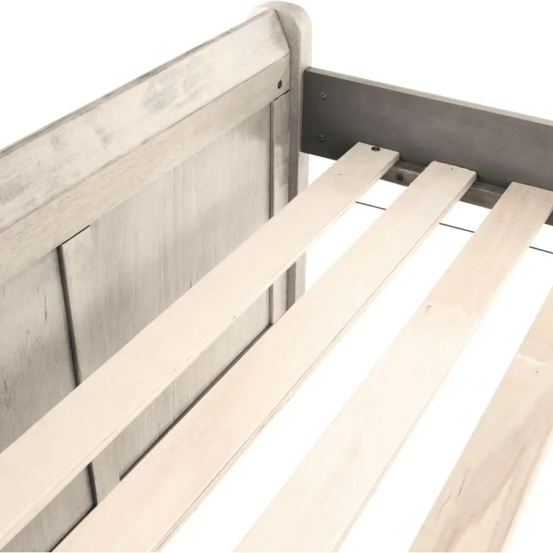 Postel s přistýlkou, 90x200, antická bílá, ANTIKO Kondela 0000258490