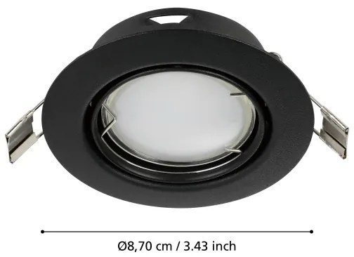 Eglo 900752 - SADA 3x LED Podhledové svítidlo PENETO 1xGU10/4,6W/230V