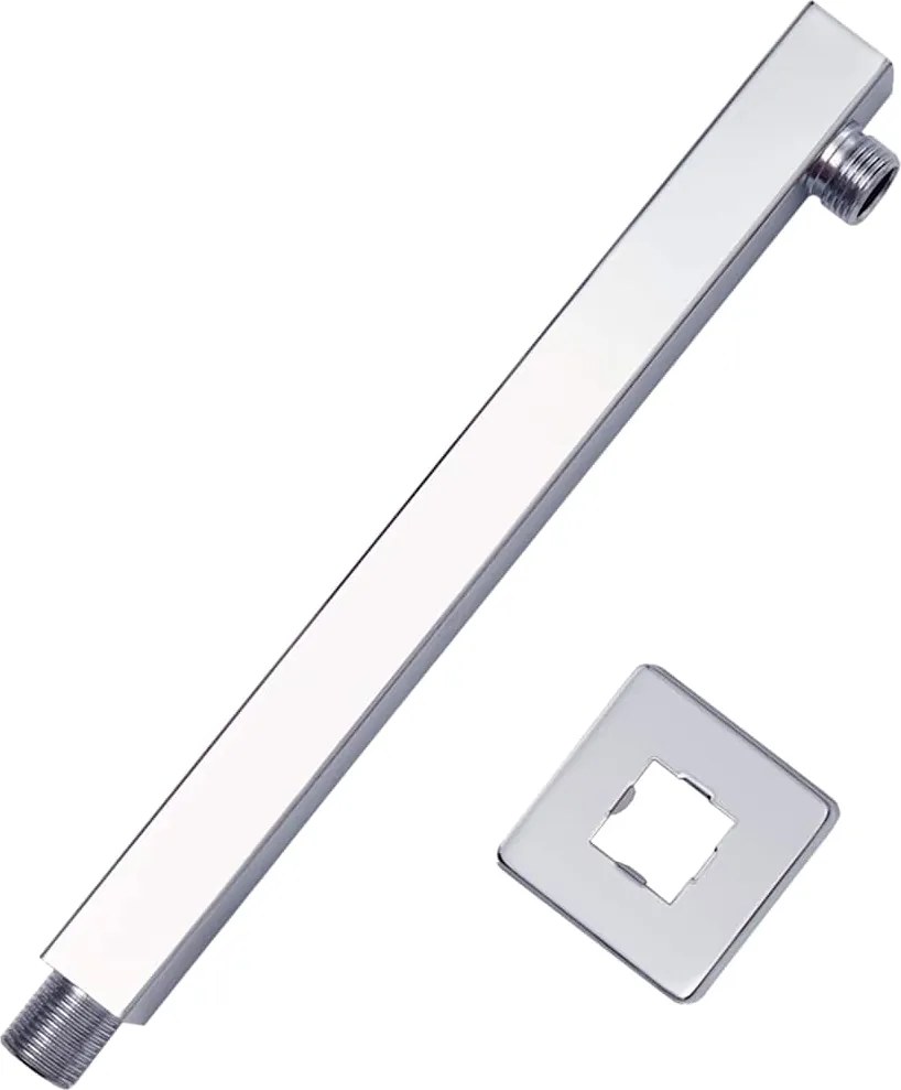 Podpůrné rameno do sprchy hranol nerez 201 stříbrné 30 cm 147730