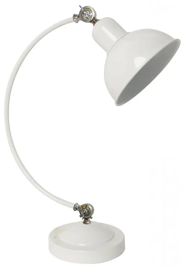 Stolní lampa OLD 1xE27/40W/230V bílá