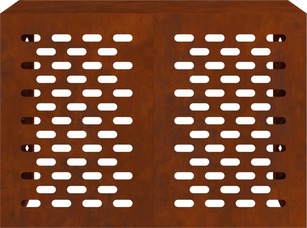 vidaXL Ochrana klimatizace Stříbrná 100 x 50 x 70 cm [865903] Barva: Nerezová ocel