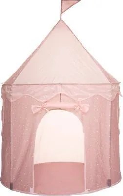 Dětský stan, O 100 cm, polyester, růžová barva