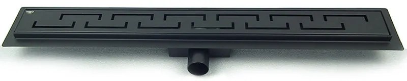 BPS-koupelny Sprchový odtokový žlab DL01 DELTA G4 HYD-2676 70 cm, černý