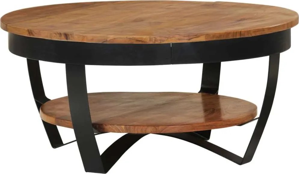 vidaXL Konferenční stolek 65 x 65 x 32 cm masivní akáciové dřevo [289616]