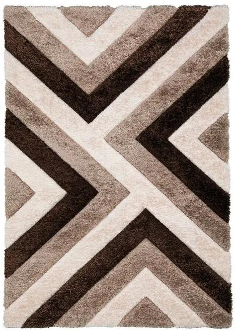 Vopi | Kusový koberec Impala sharp 44 brown - 80 x 150 cm