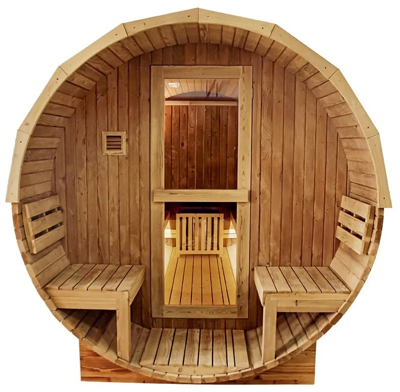 BPS-koupelny Finská zahradní sudová sauna  210x240, 4-6 osob
