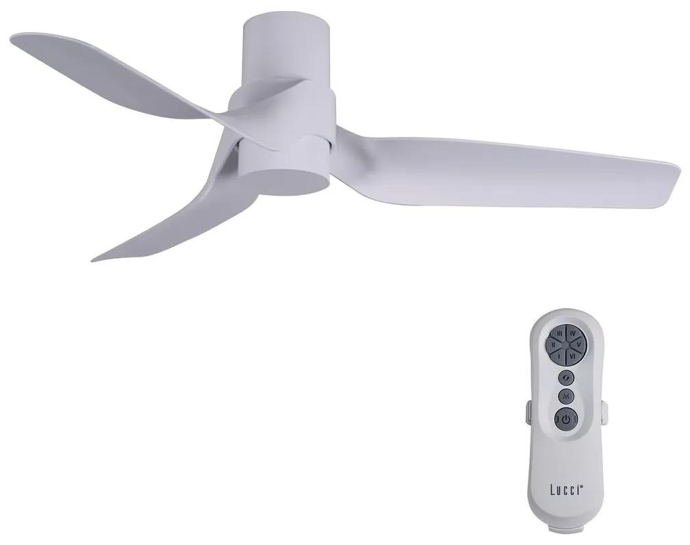 Lucci air Lucci air 213353 - LED Stmívatelný ventilátor NAUTICA 1xGX53/12W/230V bílá + DO FAN00257