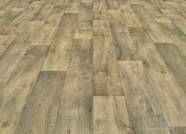 Breno PVC TOPTEX Valley Oak 162M – přírodní dekor dřeva, šíře 400 cm