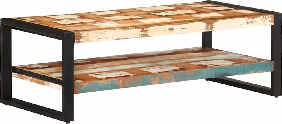 Konferenční stolek 120 x 60 x 40 cm masivní recyklované dřevo 329245