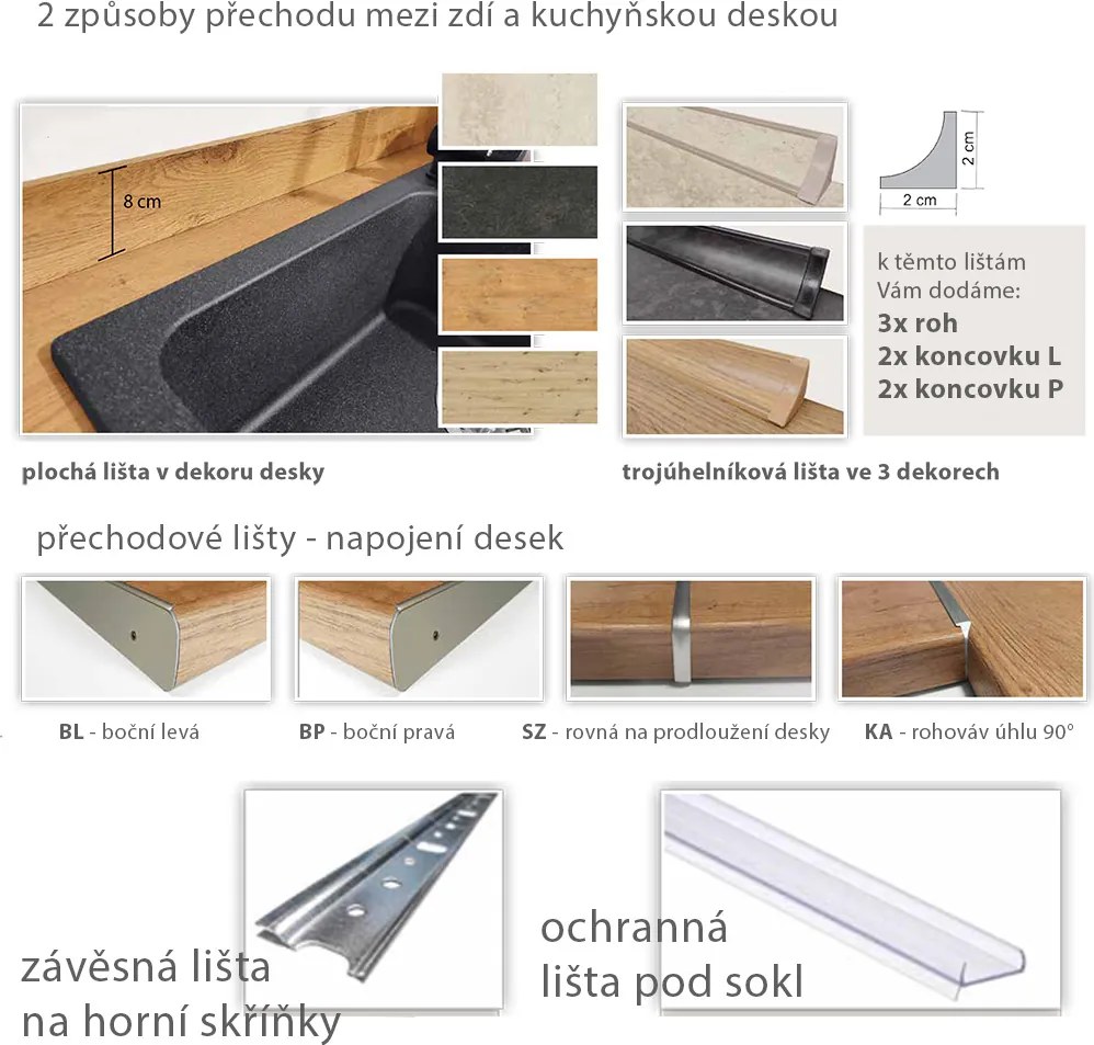 GLAMOUR z | dolní skříňka GLA-1D | 30 cm | KOVÁNÍ BASIC | korpus dub sonoma | zelená mat