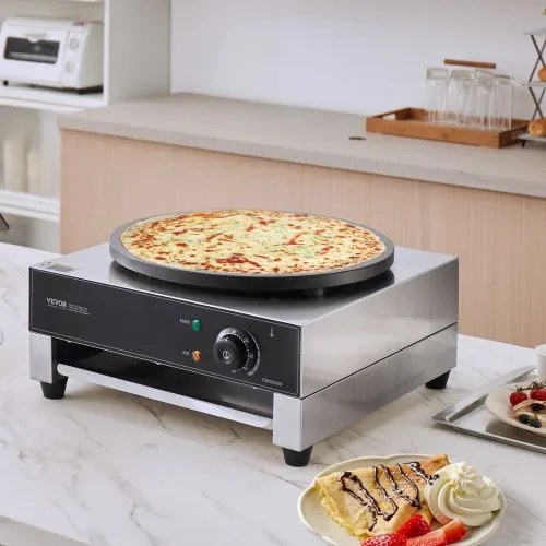 40,6 cm elektrický krepovač Komerční krepovačka 1700 W Nepřilnavý