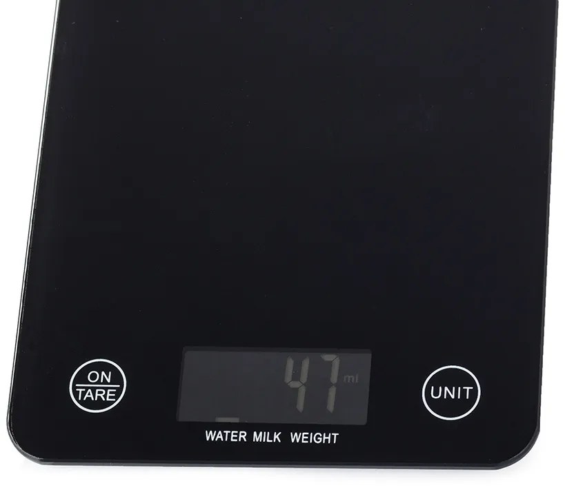 Verk 17031 Elektronická kuchyňská váha do 5 kg se skleněným LCD displejem