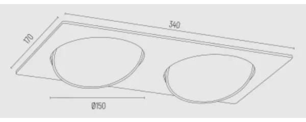 Argon 1046 - Podhledové svítidlo OLIMP 2xGU10-AR111/12W/230V bílá