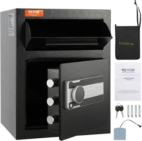 1.7 C Depository Safe Deposit Safe s hesly a klíči Drop Slot