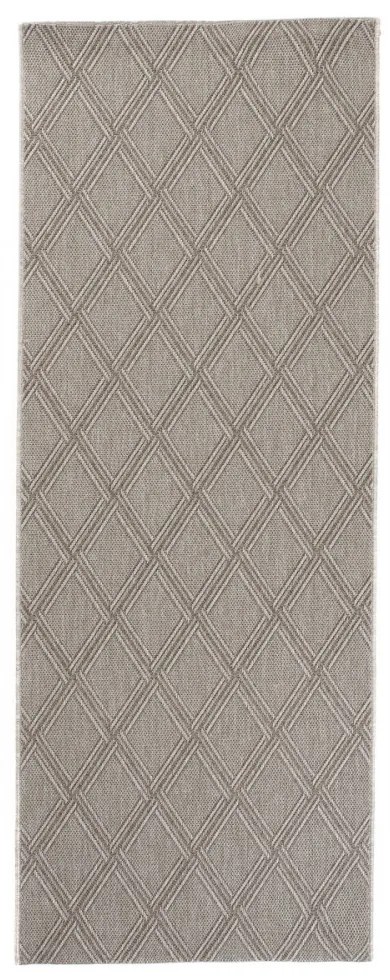 Kusový koberec Fredy béžový atyp, Velikosti 80x200cm