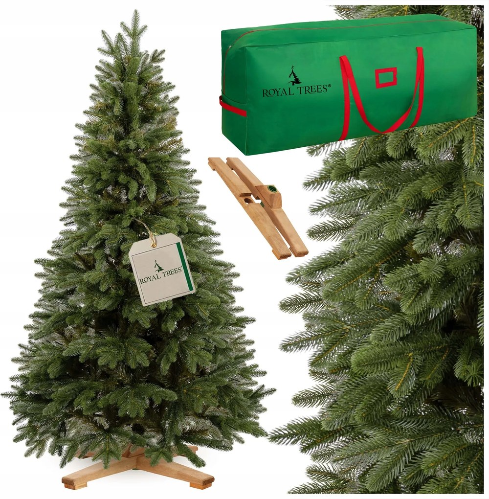 Umělý Vánoční Stromeček Borovice Zelená Royal Trees Delux Premium 180 cm Hustá Krása