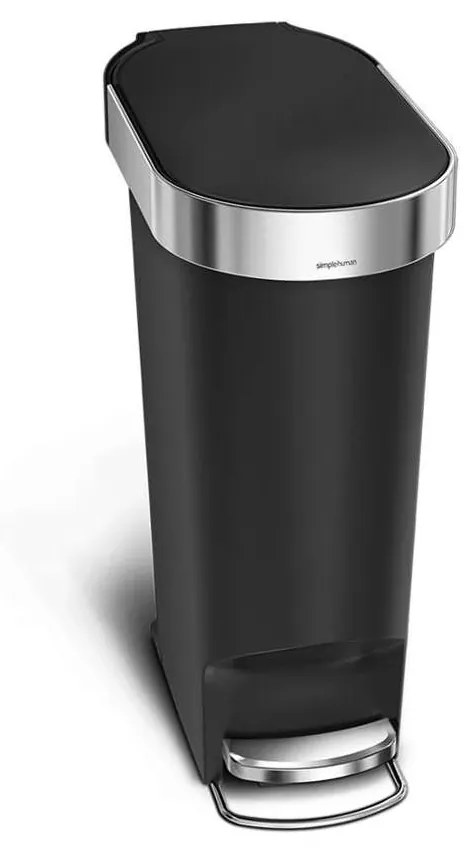 Simplehuman Koše - Odpadkový koš Slim 40 l, černá CW1390