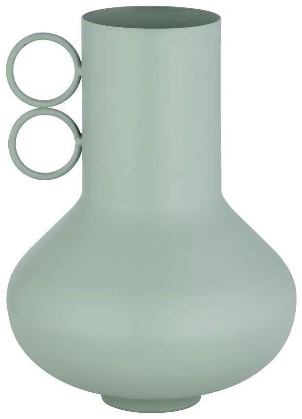 Kovová váza šalvějově zelená (výška 20 cm) Loha – Blomus