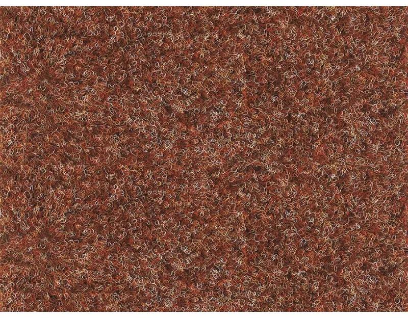 SPOLTEX Metrážový koberec SANTANA / 86 ČERVENOHNĚDÁ podklad GUMA BARVA: Červená, ŠÍŘKA: 4 m