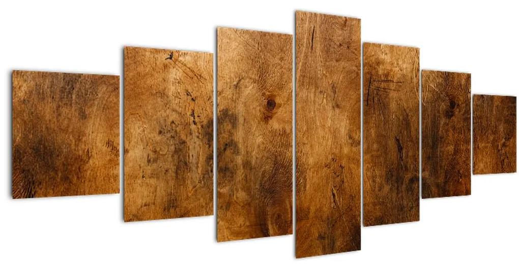 Obraz - Detail dřeva (210x100 cm)