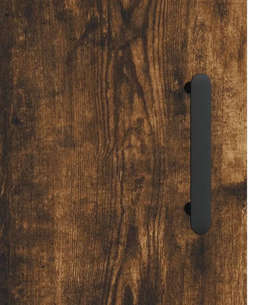 Skříň highboard kouřový dub 69,5 x 34 x 180 cm kompozitní dřevo,  3196024
