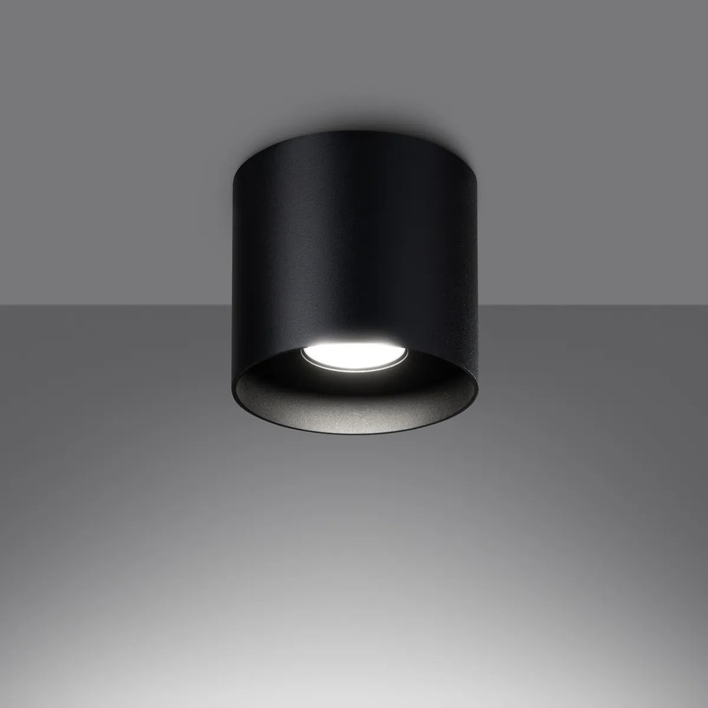 Sollux Lighting Stropní svítidlo MIKA černé