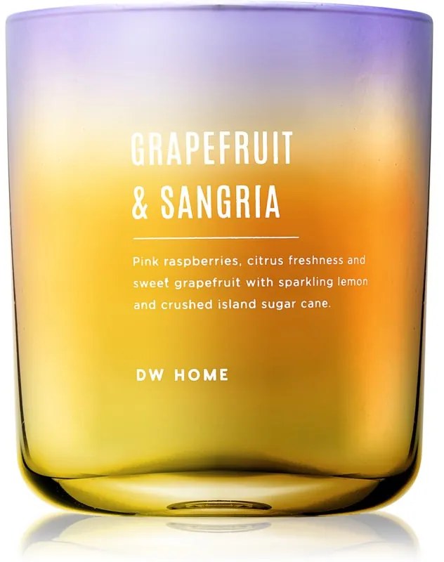 DW Home Grapefruit & Sangria vonná svíčka 264 g