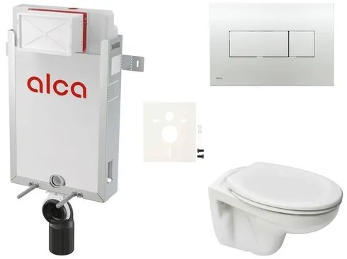 Cenově zvýhodněný závěsný WC set Alca k zazdění + WC Ceramia S-Line Pro SIKOAP5