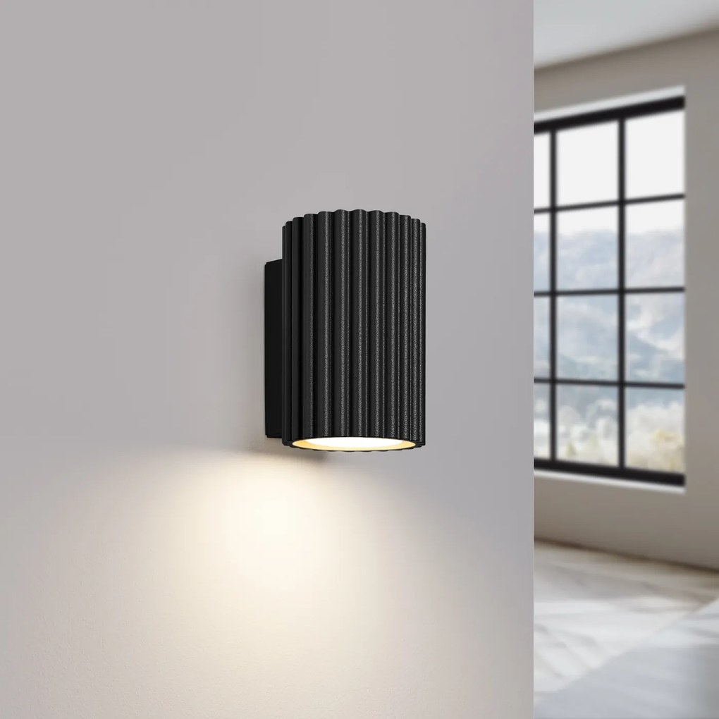 Sollux Lighting Nástěnné svítidlo KARBON 10 černé