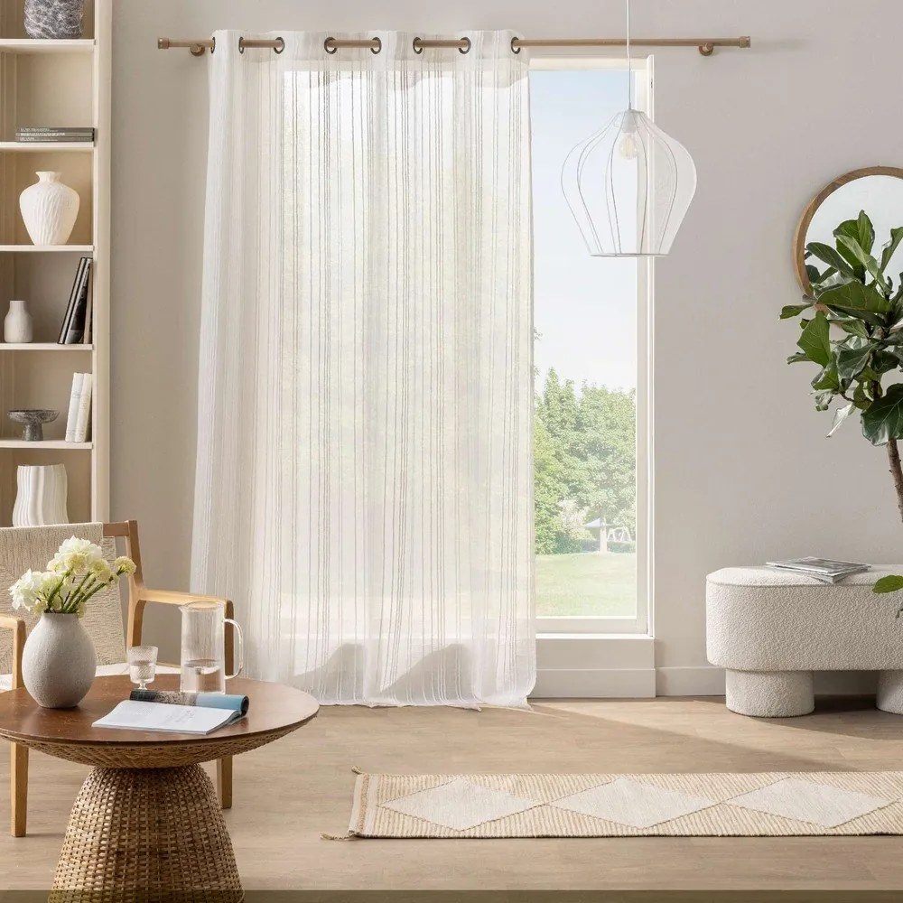Bílý závěs 140x260 cm Zaho – douceur d'intérieur
