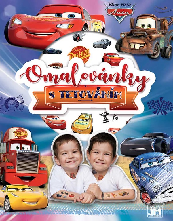 JIRI MODELS Omalovánky + tetování Auta (Cars) 0