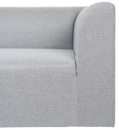 Rohová pohovka ALBA 272 cm světle šedý polyester, levý roh House Nordic 1301088