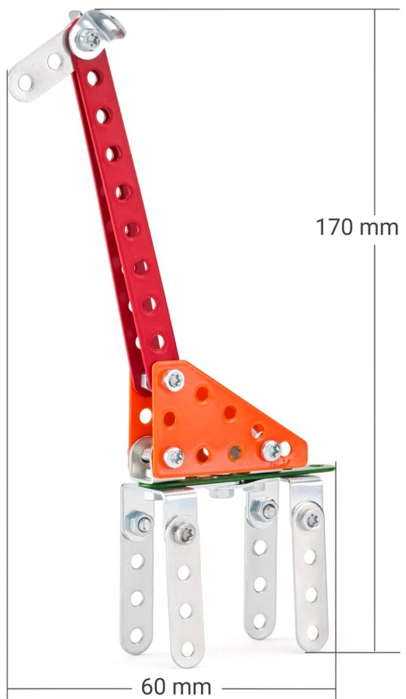 Merkur Toys Stavebnice MERKUR Žirafa mini 42ks v krabici 13x18,5x3cm