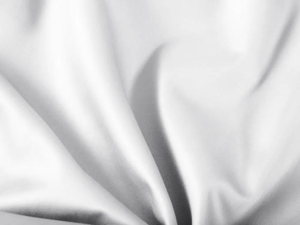 Biante Bavlněný saténový běhoun na stůl ST-001 Bílý 35x180 cm