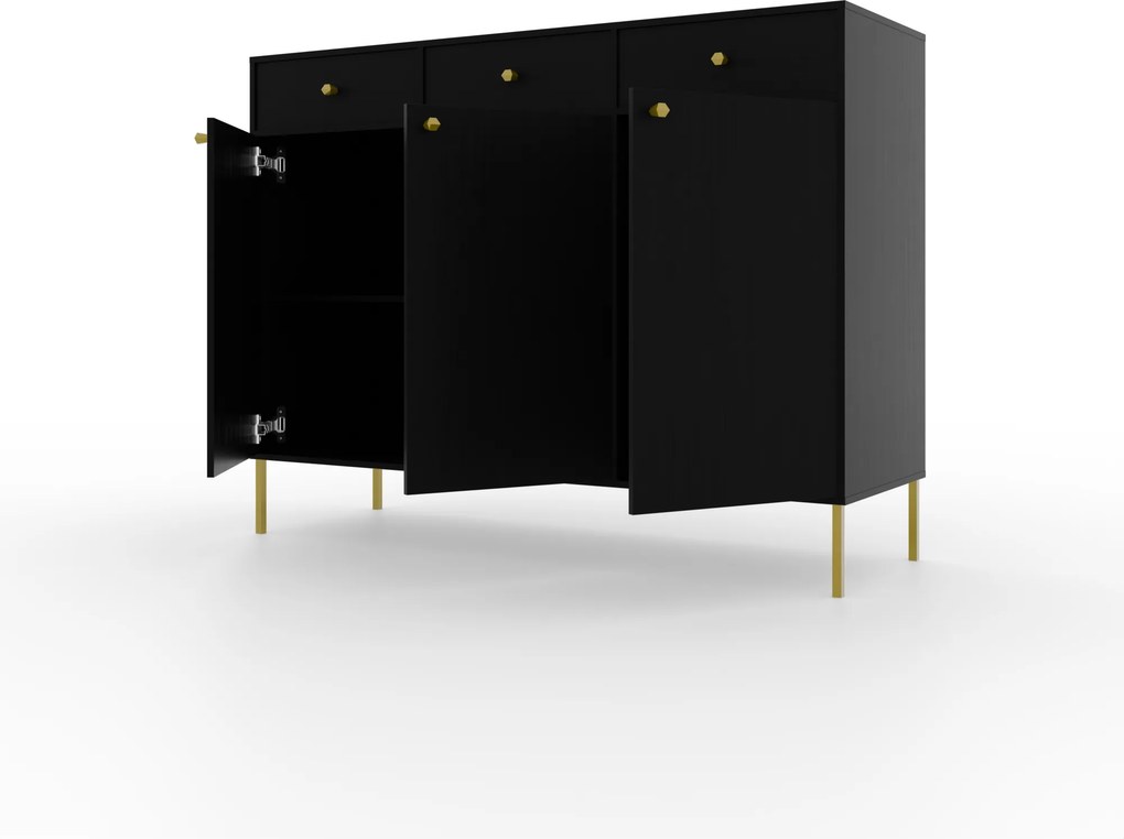 ADRK Furniture Komoda 3D 3S Tili ADRK-CHES-TIL-3D-3S-B